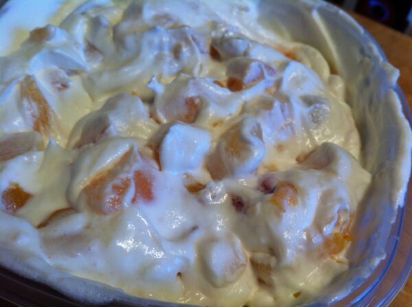 Easy 3 Step Fruit Fluff Dessert Recipe