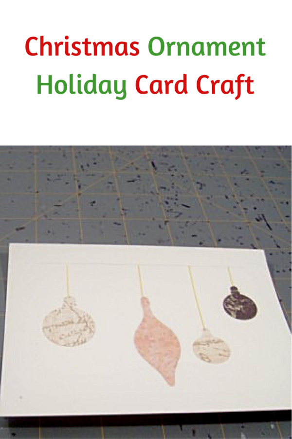 DIY Christmas Ornament Holiday Cards Craft Tutorial