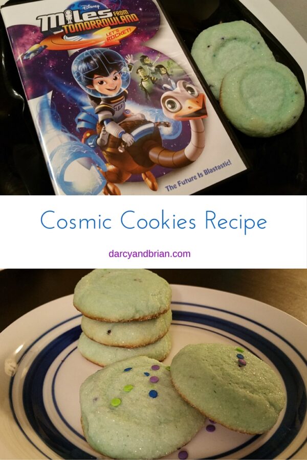Cosmic Cookies Recipe Inspired by Miles From Tomorrowland: Let's Rocket!