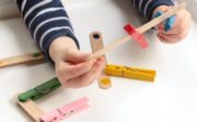 Popsicle Stick Fine Motor Color Match Game for Kids