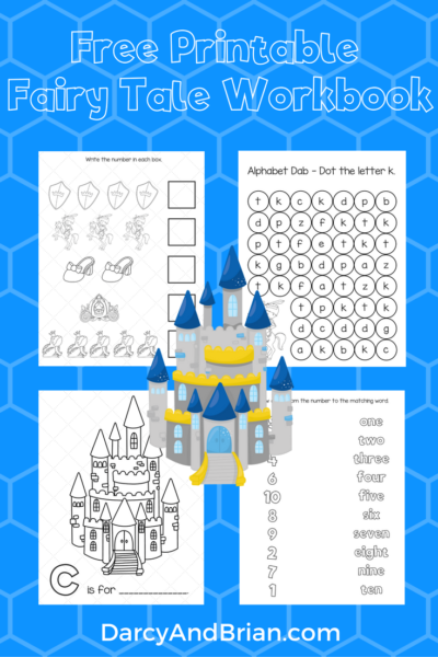 Preschool and Kindergarten Activities: Printable Fairy Tale Workbook