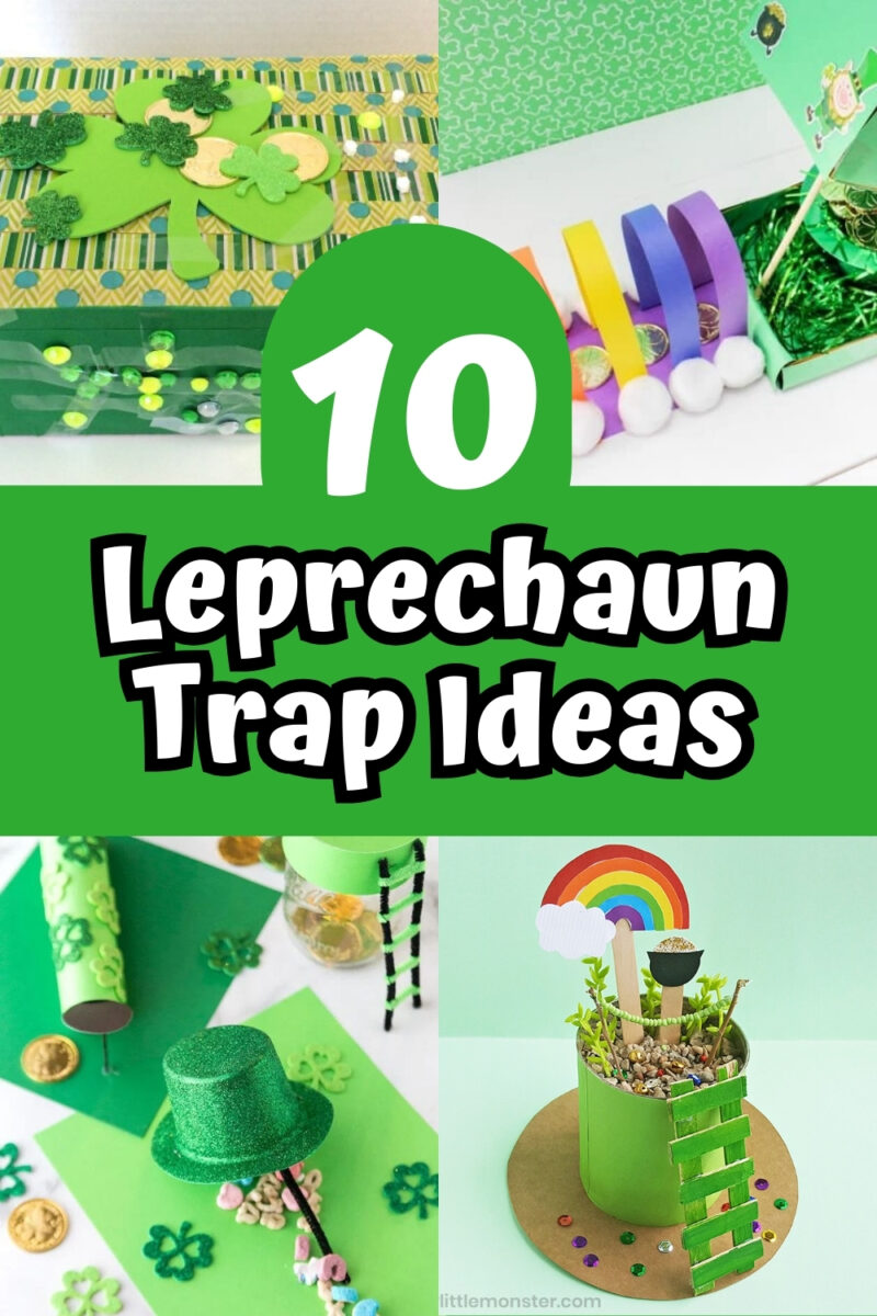 Creative Leprechaun Trap Ideas - St Patrick's Day Kids Crafts