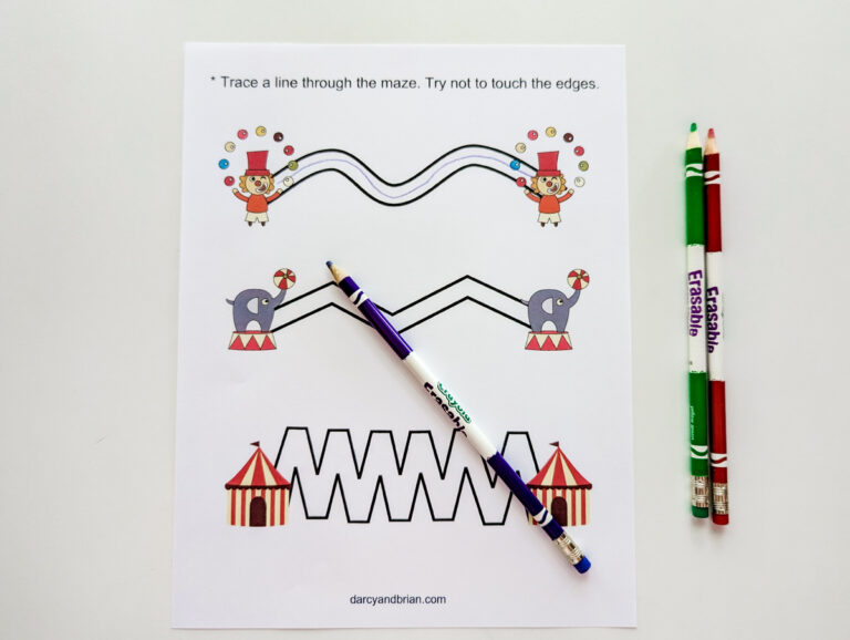 Fun Preschool Circus Theme Printables