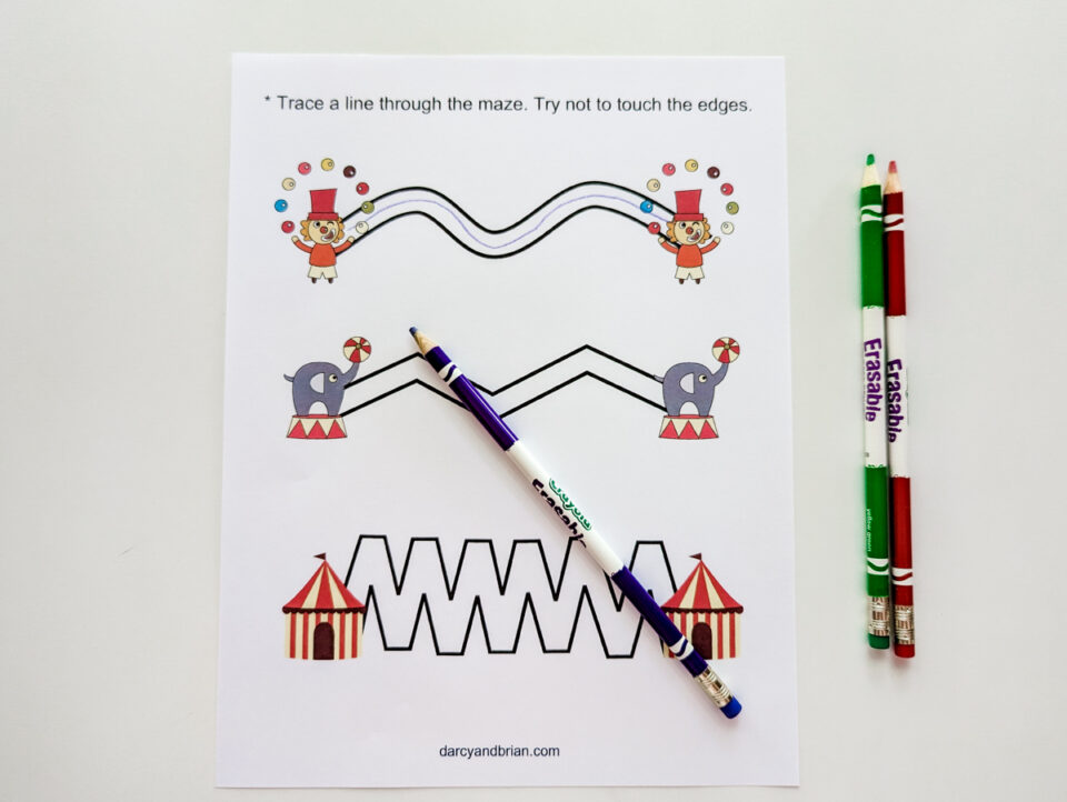 Fun Preschool Circus Theme Printables