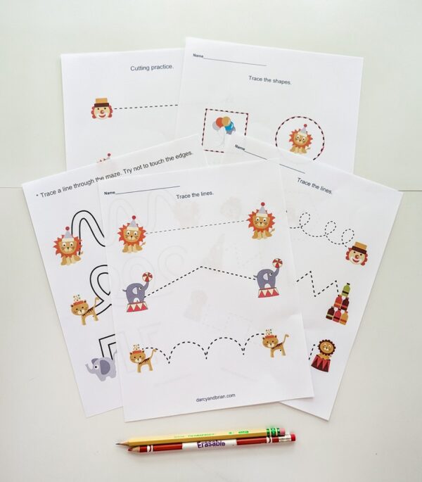 Fun Preschool Circus Theme Printables