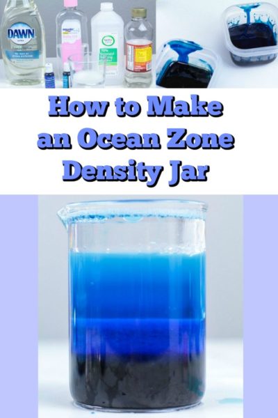 How to Make an Ocean Zone Density Jar Science Activity for Kids