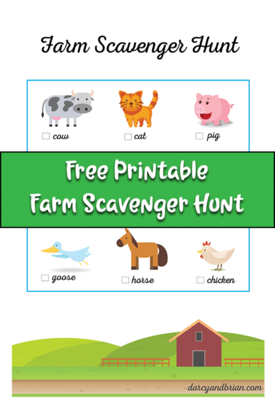 Farm Scavenger Hunt Adventures for Kids | Fun Learning Activity