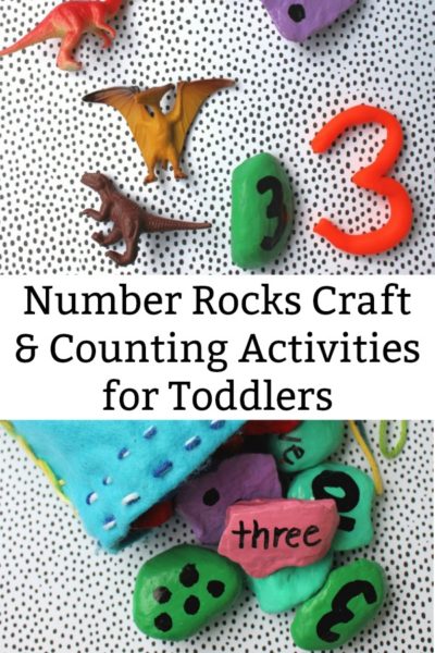 Homemade Number Rocks: Number Activities for Toddlers and Preschoolers