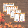 Printable Fall Counting Mats 1-10 for Preschool Math Centers