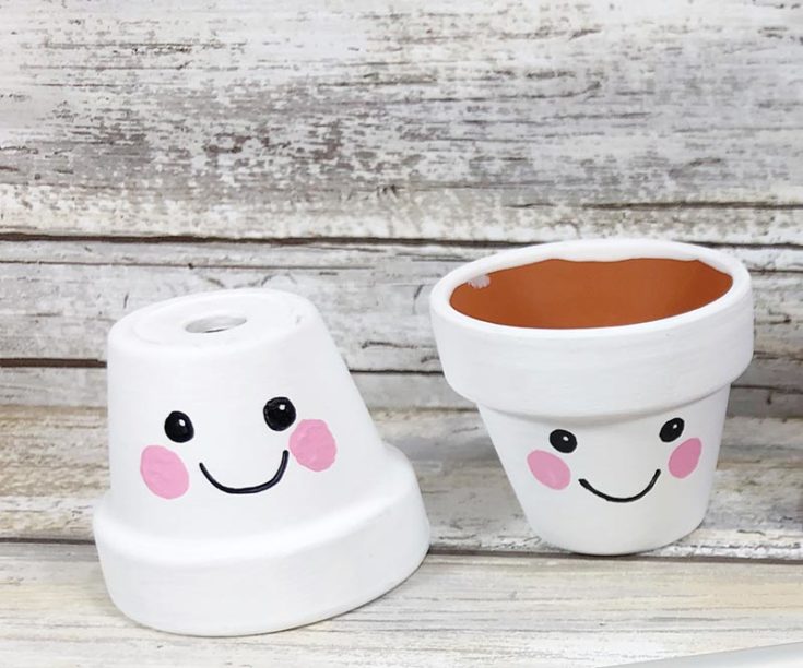 3 Easy Kawaii Inspired Flower Pot Crafts for Halloween