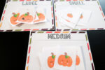 Pumpkin Size Sorting Activity for Preschool & Kindergarten