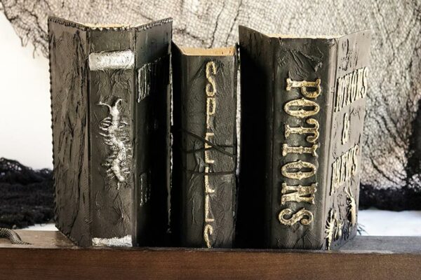 DIY Spell Book Cover Craft | Halloween Book Decor