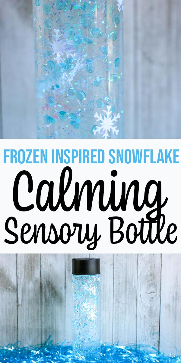 Frozen Snowflake Sensory Bottle