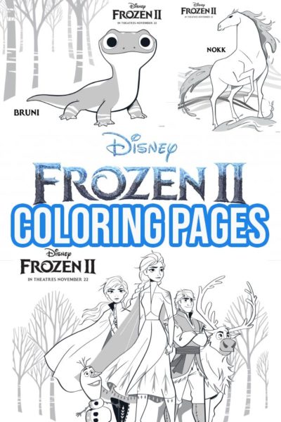 Free Printable Frozen 2 Coloring Pages and Activities