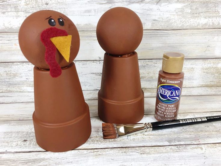 Clay Pot Turkeys Thanksgiving Craft