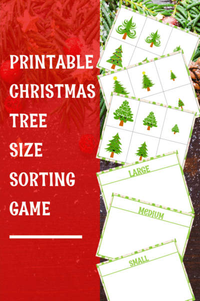 Printable Christmas Tree Sorting Activity | Preschool Math