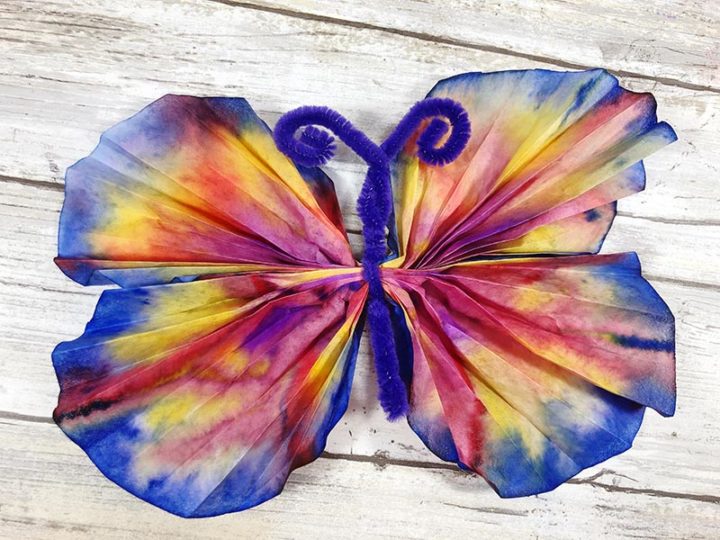 Creative Coffee Filter Butterfly Craft for Kids - Fun and Educational