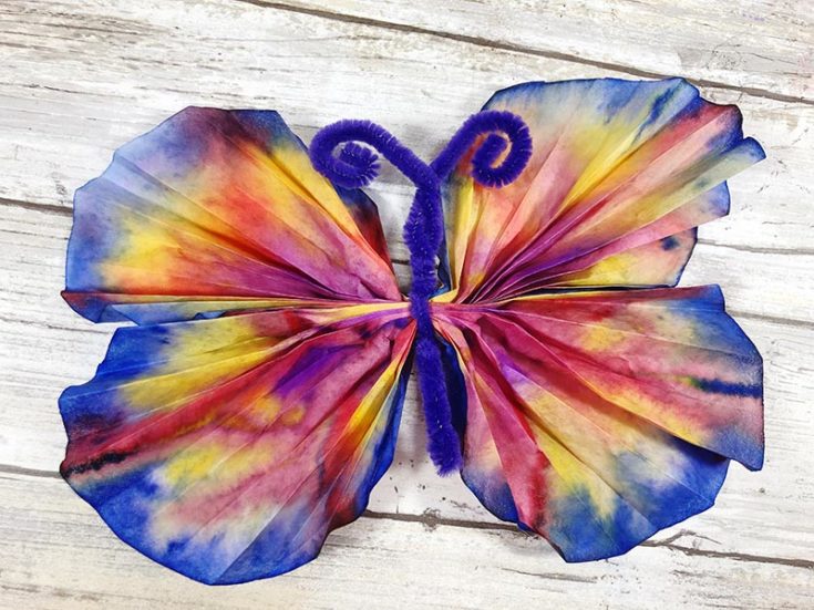 Creative Coffee Filter Butterfly Craft for Kids - Fun and Educational