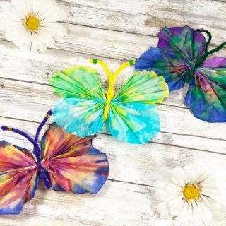 Creative Coffee Filter Butterfly Craft for Kids - Fun and Educational