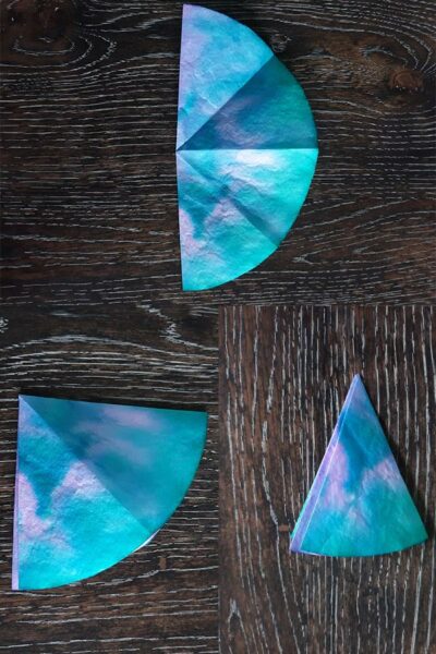 Coffee Filter Snowflake Craft for Kids