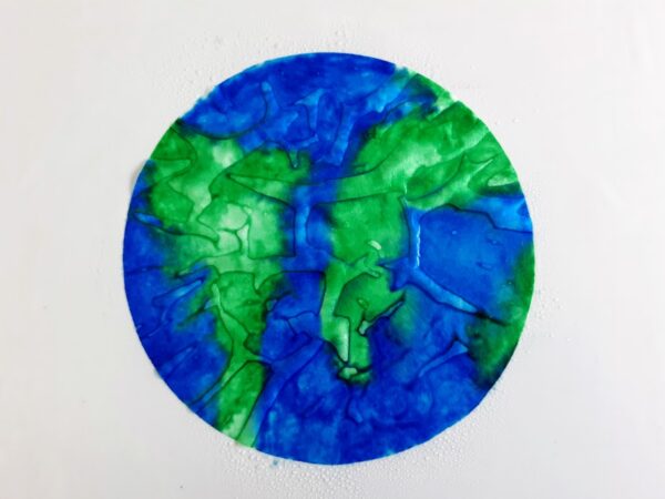 Coffee Filter Earth Craft for Kids | Earth Day Craft