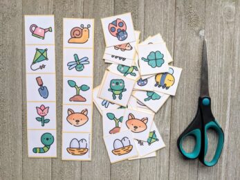 Printable Spring Matching Game