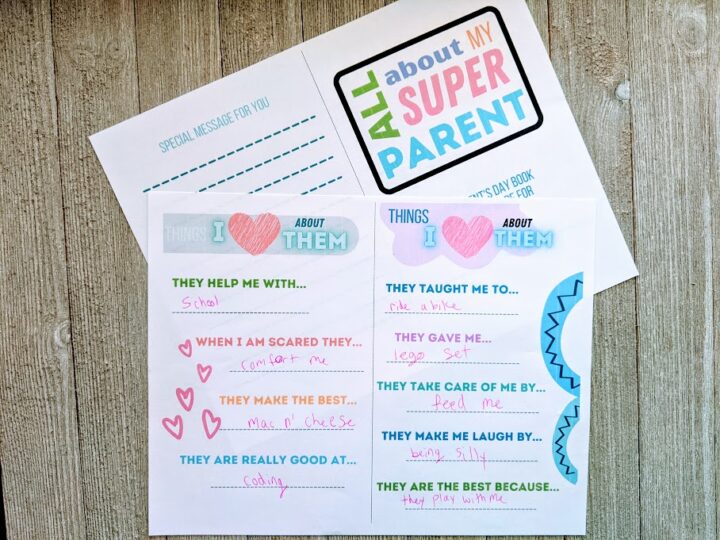 Super Parent Printable Questionnaire