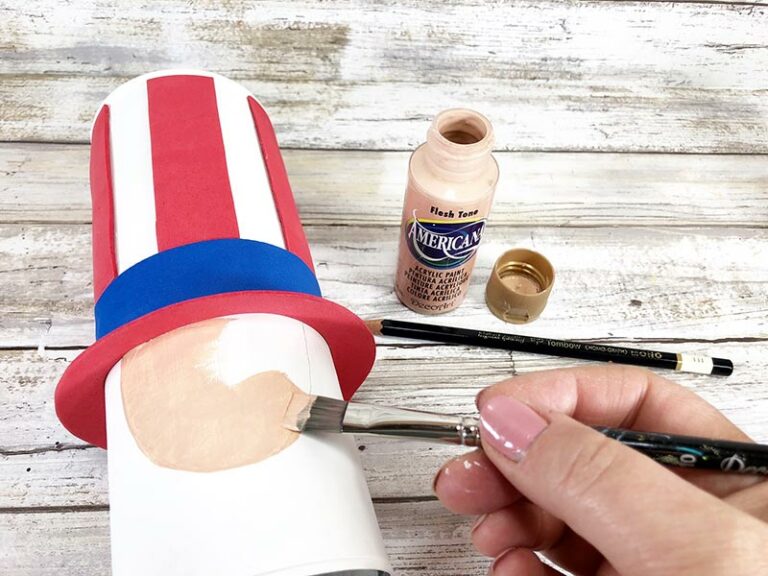 Uncle Sam Chip Can Craft for Kids | Fourth of July Craft
