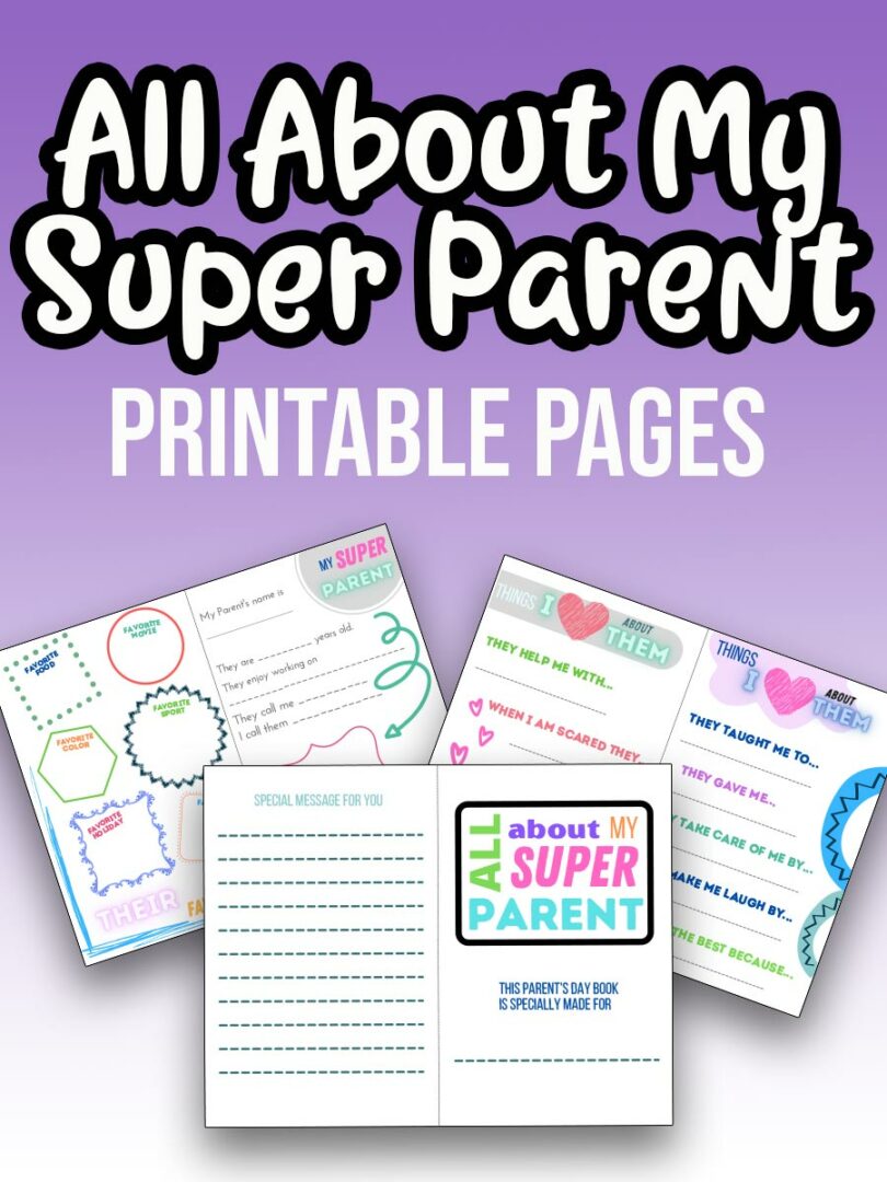 Super Parent Printable Questionnaire