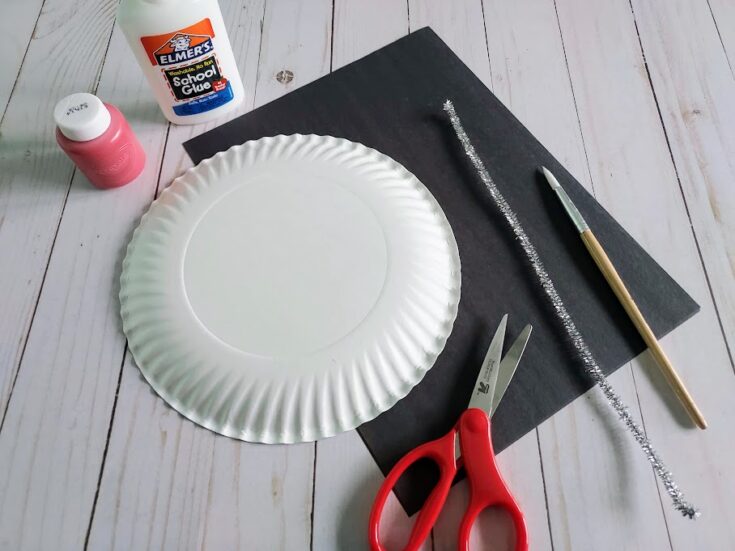 Paper Plate Love Bug Valentine's Day Craft for Kids