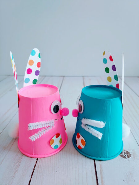Paper Cup Bunny Craft for Kids | Fun Easter Activity