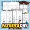 Father's Day Directed Drawing for Kids [Free Printable]