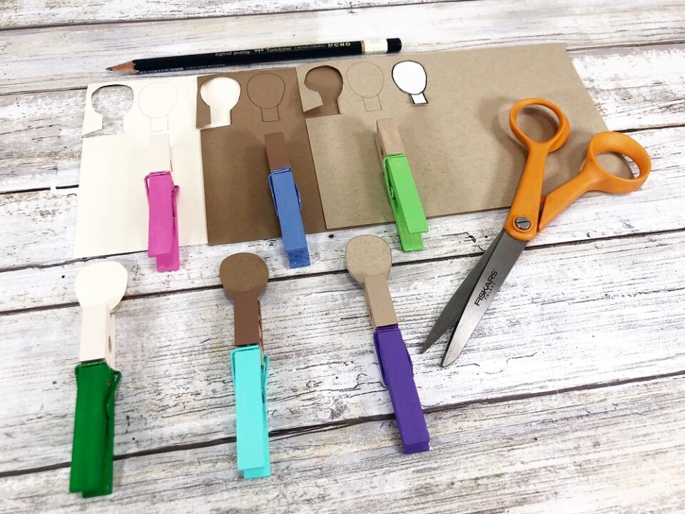Clothespin Mermaid Craft for Kids