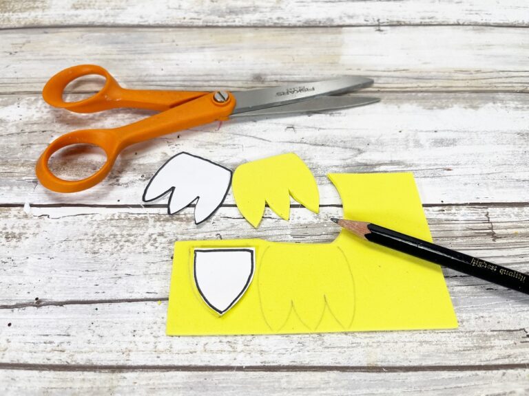 Popsicle Stick Bald Eagle Craft for Kids