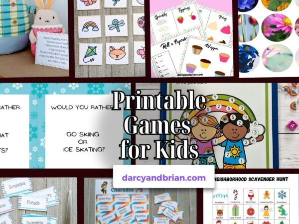 Printable Games for Kids | Fun Ideas to Keep the Kids Entertained
