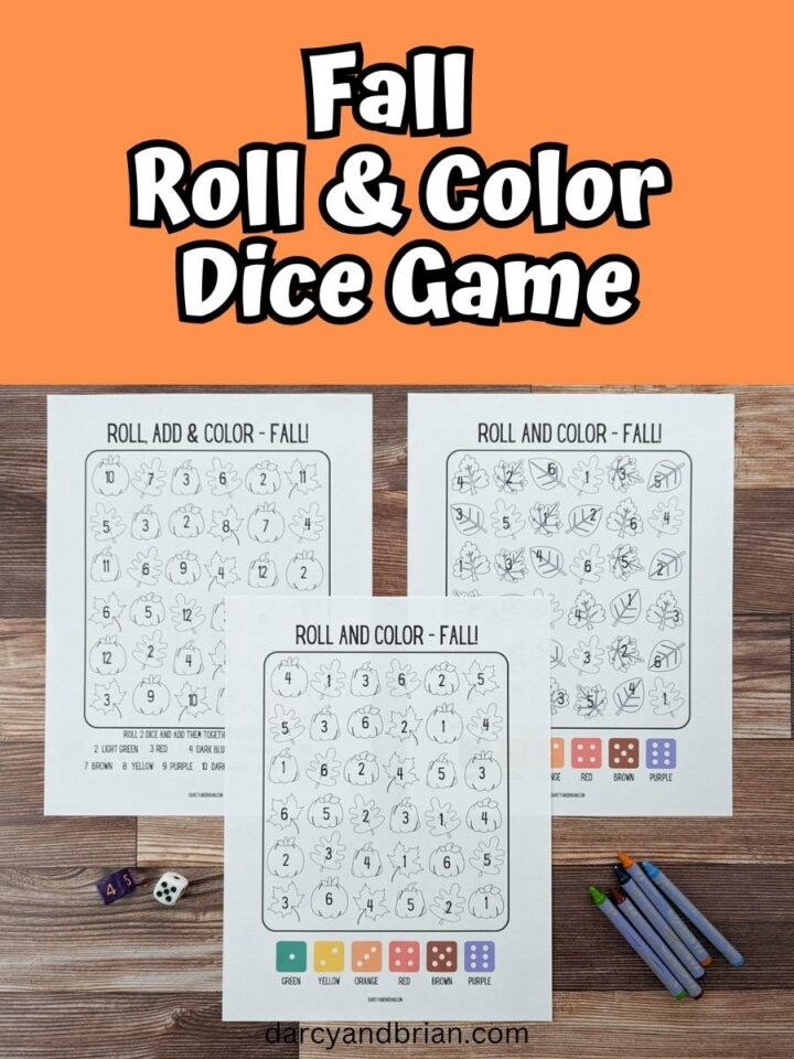 Roll and Color Christmas Dice Game | Fun Christmas Math Activity