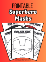 Printable Superhero Masks – Fun for Kids of All Ages!