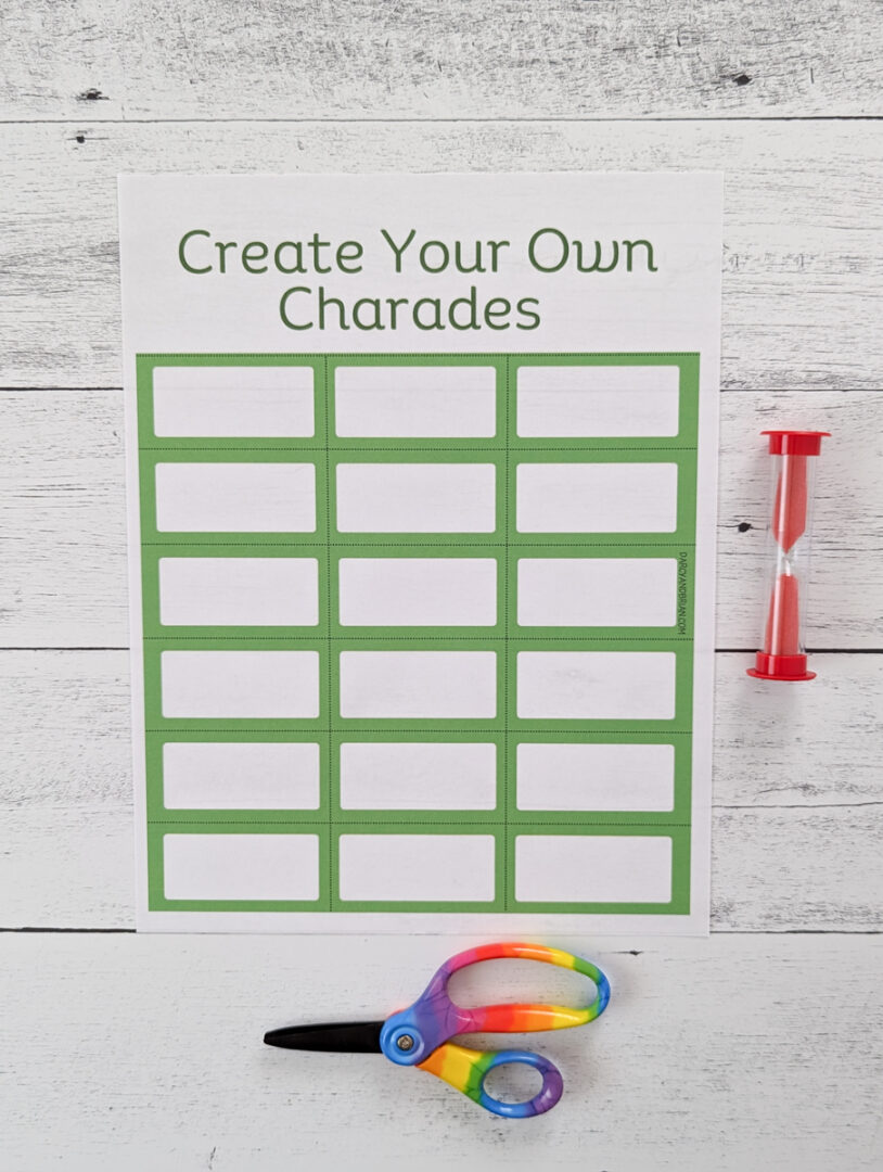 Fun Printable Animal Charades for Kids | Free Printable Game