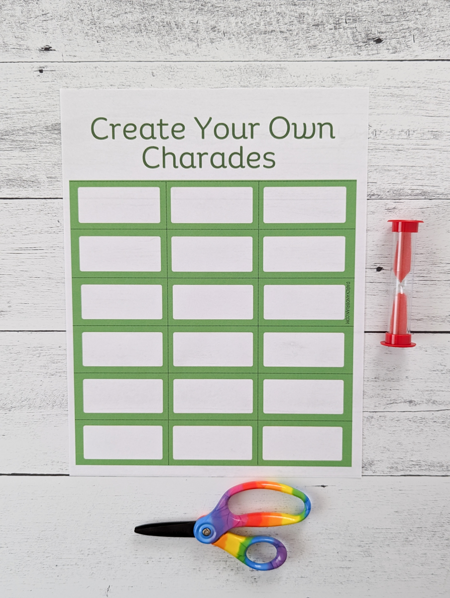 Fun Printable Animal Charades for Kids | Free Printable Game