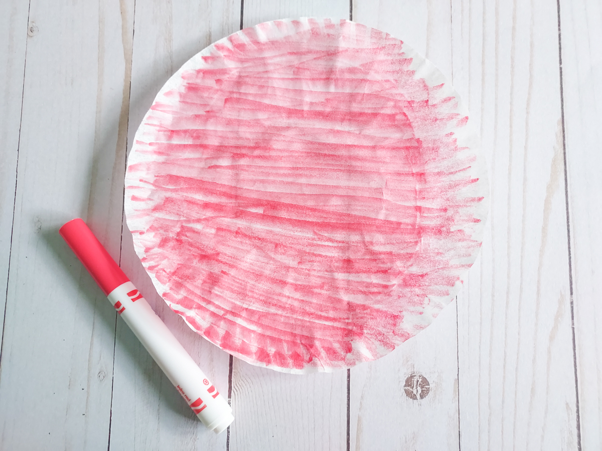 Coffee Filter Watermelon Craft for Kids | Creative Summer Craft