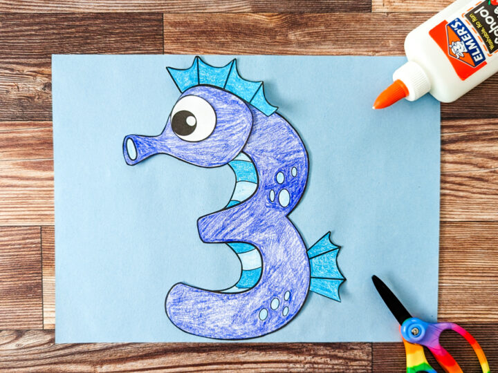 Number 3 Crafts For Preschoolers