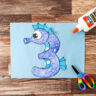 Craft a Seahorse with This Fun and Easy Number 3 Craft
