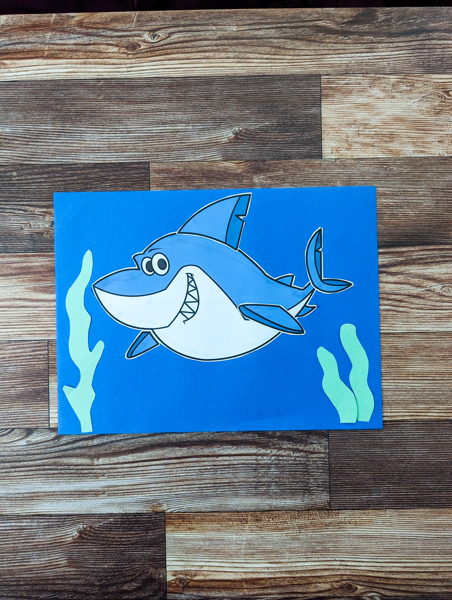 Build a Shark Printable - Engaging Fine Motor Skills Craft