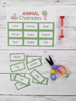 Fun Printable Animal Charades for Kids | Free Printable Game