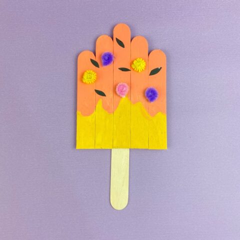 Cool Popsicle Craft for Kids | Easy and Fun Preschool Activity