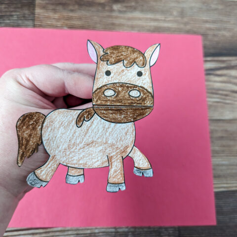 Easy Printable Farm Animals for Finger Puppets