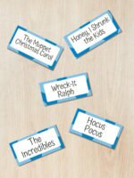 Disney Movie Charades Printable Game for Kids | 85 Movie Titles