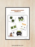 Halloween Sorting Activity For Preschoolers | Numbers 0-10