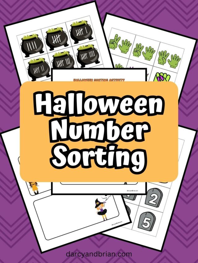 Halloween Sorting Activity For Preschoolers | Numbers 0-10