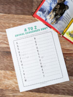 Printable Animal Scavenger Hunt for Educational Fun